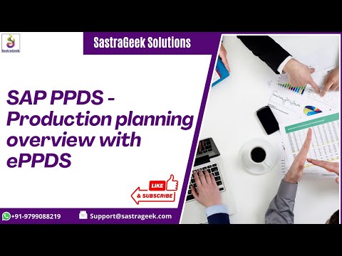 SAP PPDS - Production planning overview with ePPDS