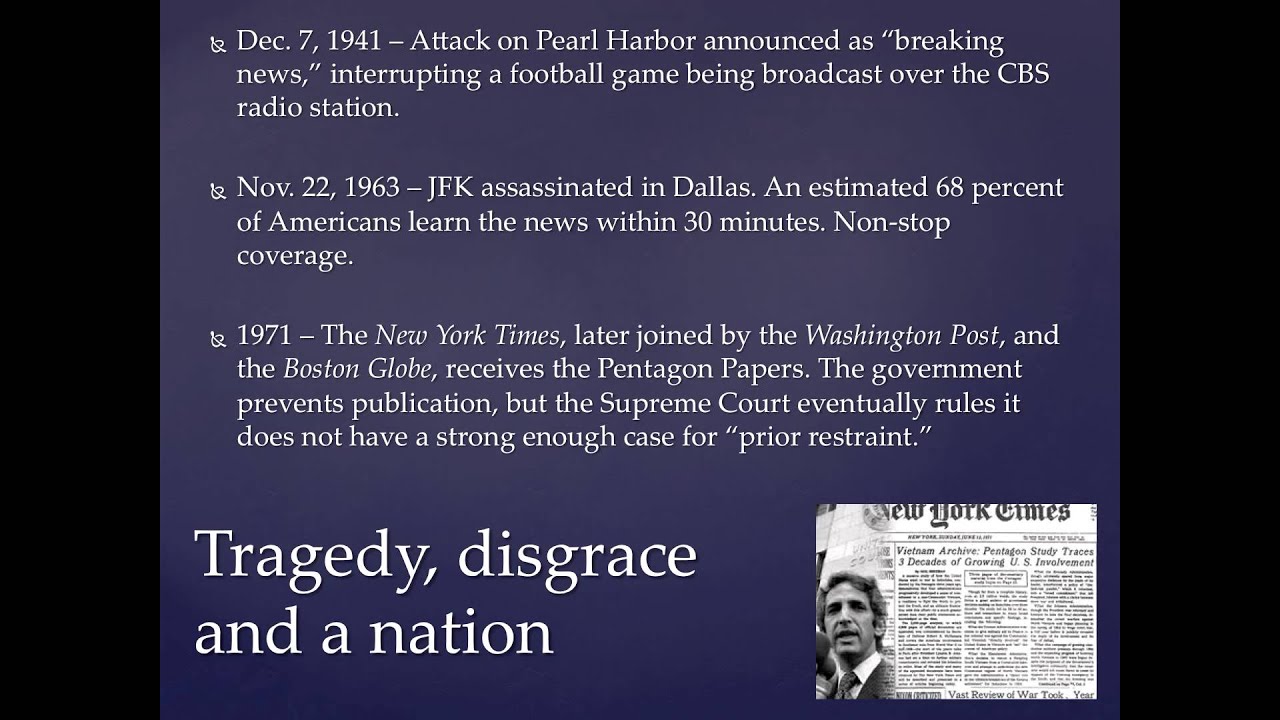 Journalism History Timeline 2