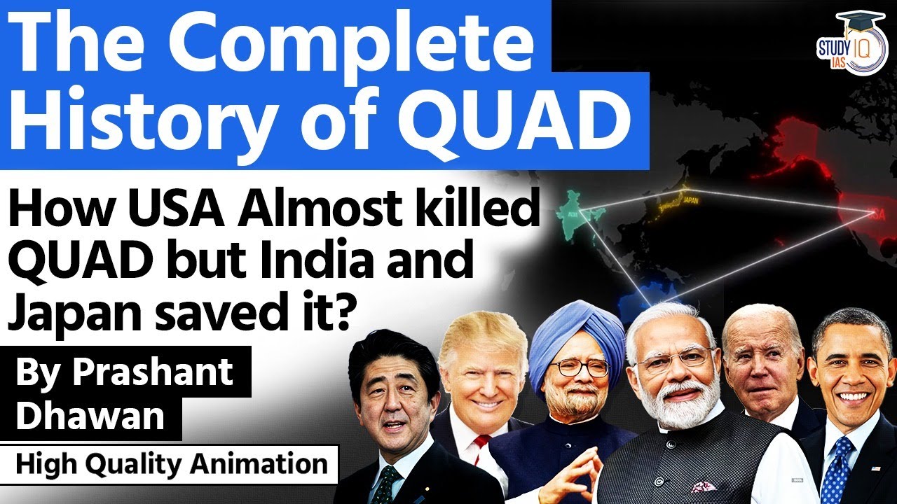 The Complete History of QUAD | How USA almost Killed QUAD but India and Japan Saved it