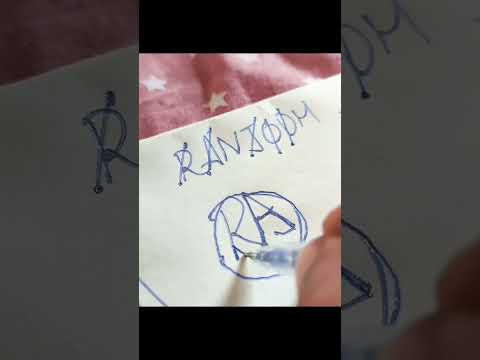 RANJODH (Logo Design) #design #art #amazingfacts #viralvideo