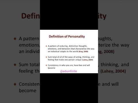 What is Personality? #personality #development #video #shorts #shortsfeed #shortvideo