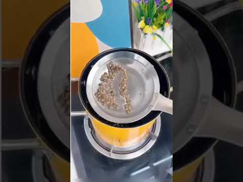 Stainless Steel Fine Mesh Skimmer | Spoon Food Strainer with Long Handle Kitchen Tools