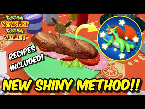 NEW SHINY HUNTING METHOD!! FAST & EASY SHINY POKEMON Using Sandwiches in Pokemon Scarlet & Violet!!