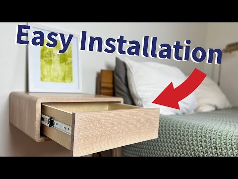 Floating Nightstand Installation Instructions