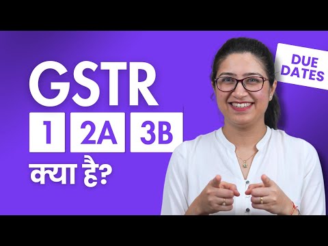 GSTR 1, GSTR 2A Aur GSTR 3B Kya Hai? GST Rules & Due Dates Explained in Hindi