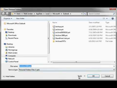HOW TO ARCHIVE YOUR E-MAIL IN OUTLOOK 2007