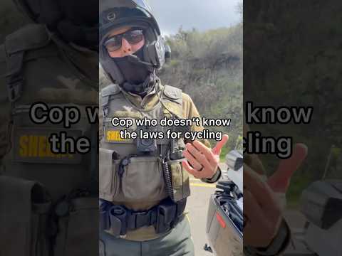 Finally I get to lecture a police officer (link in description for full story)