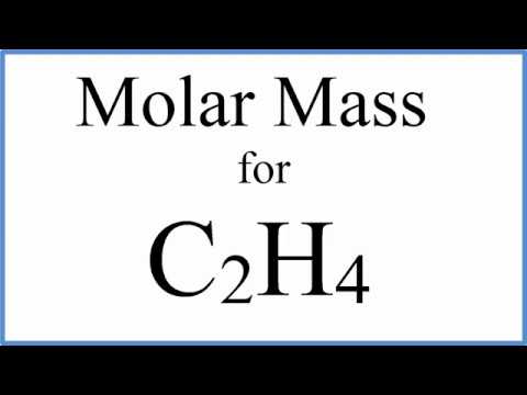 Molar Mass / Molecular Weight of C2H4 : Ethene