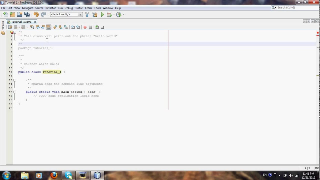 Tutorial 1: Intro to Java + Print Statements
