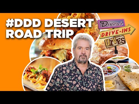 A #DDD Desert Road Trip with Guy Fieri | Diners, Drive-Ins and Dives | Food Network