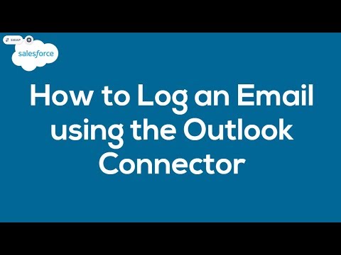 How to use the Salesforce Outlook Connector