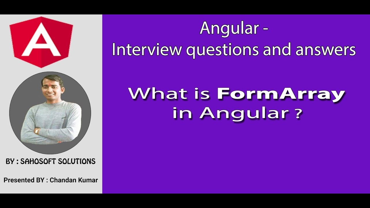 Angular Interview : What is FormArray  in Angular