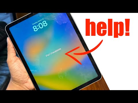 Restore Unavailable iPad Air - iPad 10 - iPad 11 etc - Disabled - How To Remove Password