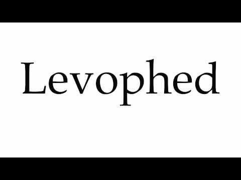 How to Pronounce Levophed