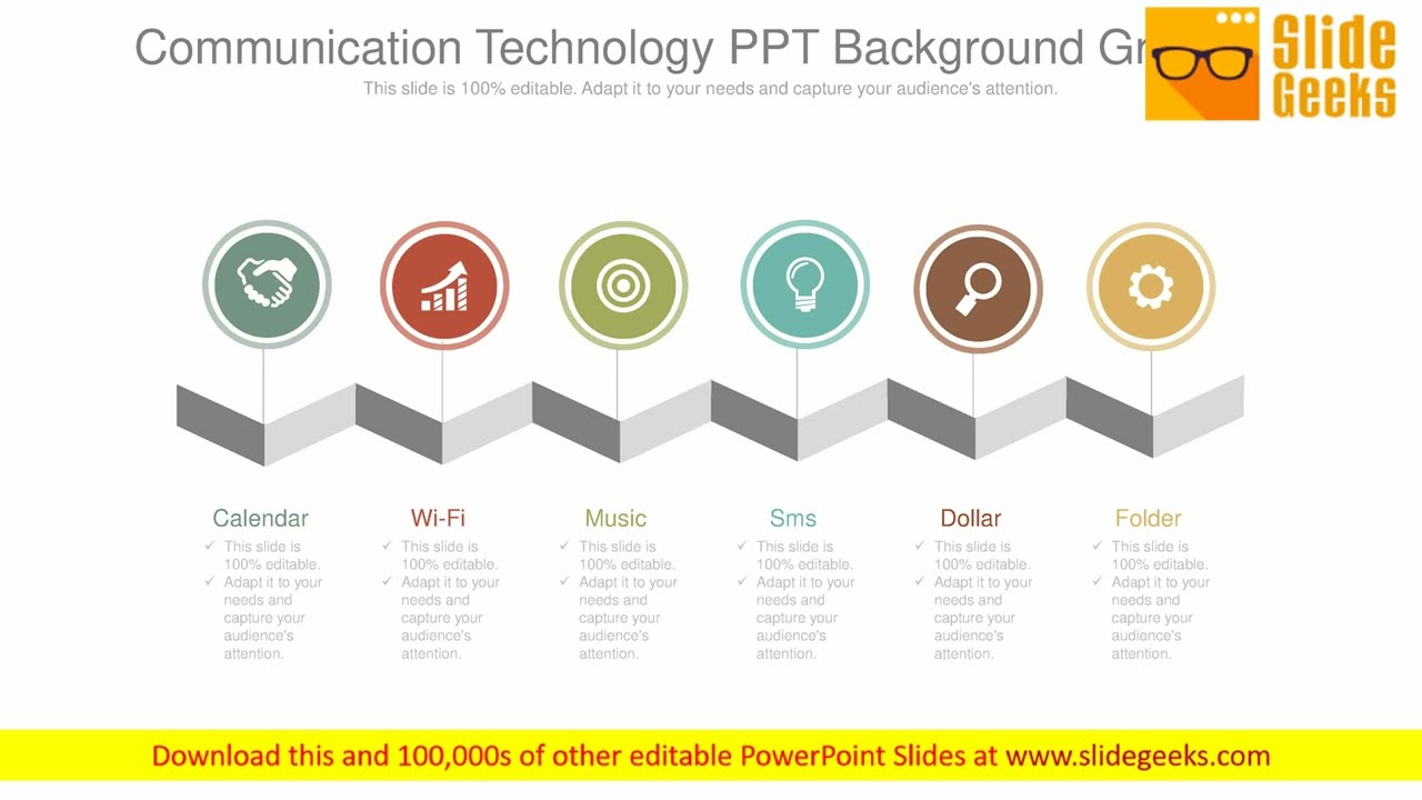 Communication Technology Ppt Background Graphics