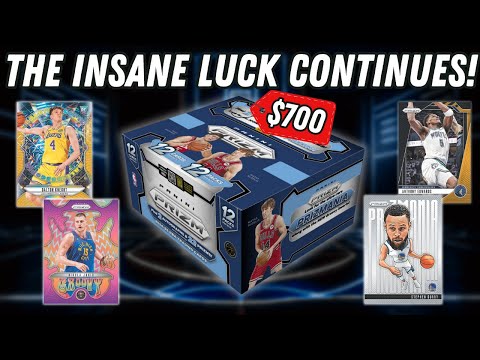 WE GOT A HOT BOX! 2025 Prizm NBA Basketball Hobby Box Review!
