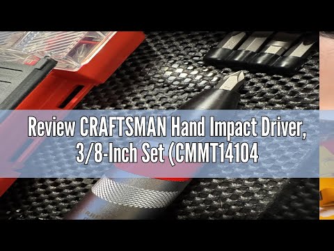 Review CRAFTSMAN Hand Impact Driver, 3/8-Inch Set (CMMT14104)