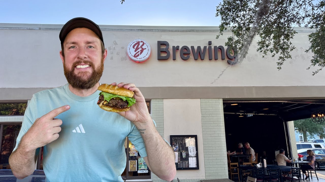 Eating at Brewlando Brewery