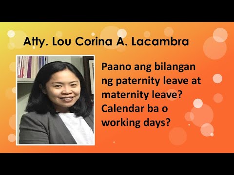Paternity Leave & Maternity Leave: Calendar Days or Working Days?