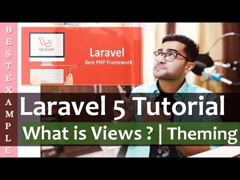 Learn Laravel 5 Tutorial for Beginners | Views | Theming | Part 4 - Mind Luster