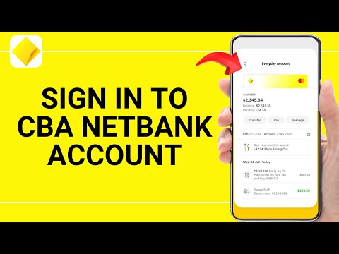 How to Sign in to CBA Netbank Account