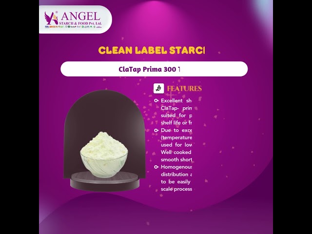 Dairy Industry Starch - Clean Label Tapioca Starch for Baby foods ...