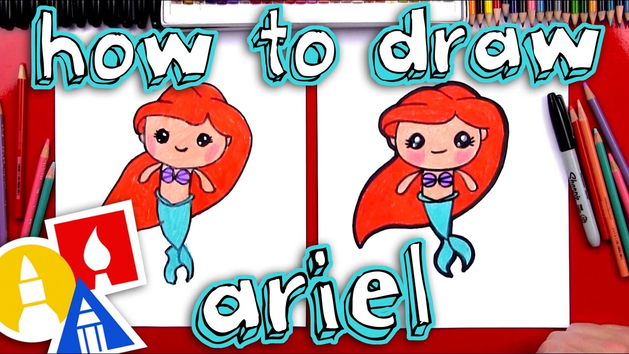 How To Draw Ariel The Little Mermaid