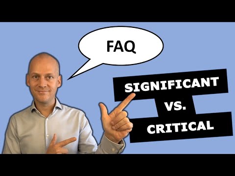 Significant vs Critical Characteristics: FAQ for Selecting SC & CC