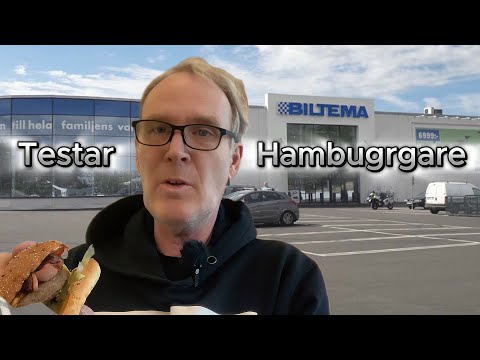 Biltema Hamburgare 130g hur god är den? Är den bättre än gatuköket?