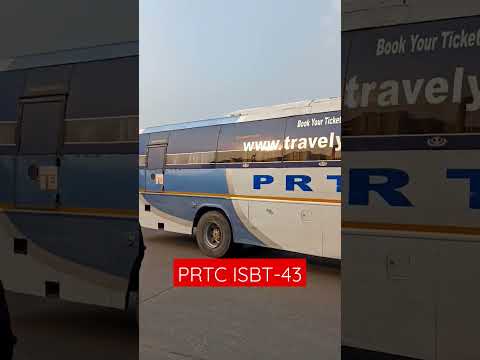 PRTC VOLVO+ORDINARY BUSES at ISBT-43 Chandigarh
