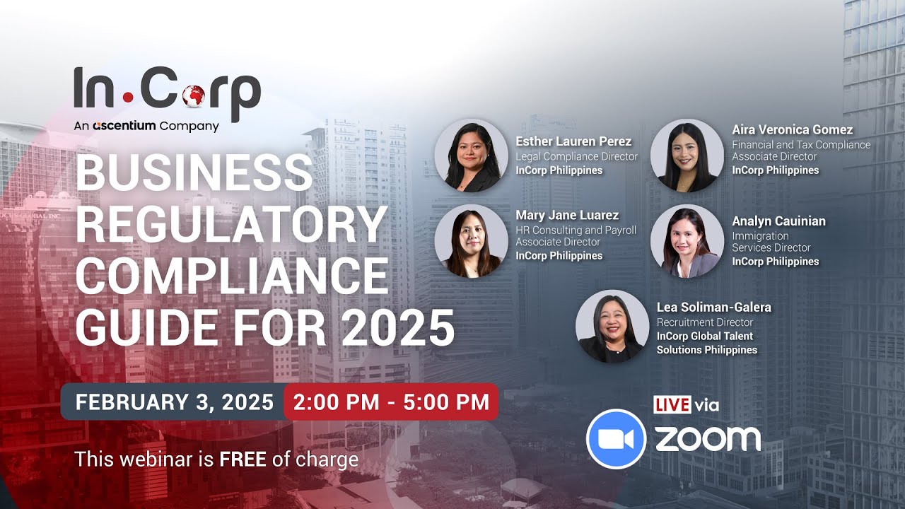 [WEBINAR] Business Regulatory Compliance Guide for the Philippines 2025