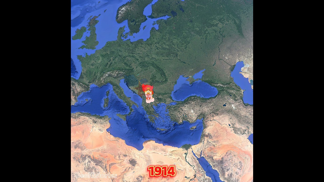 A Brief History of Serbia #history #maps #historymap