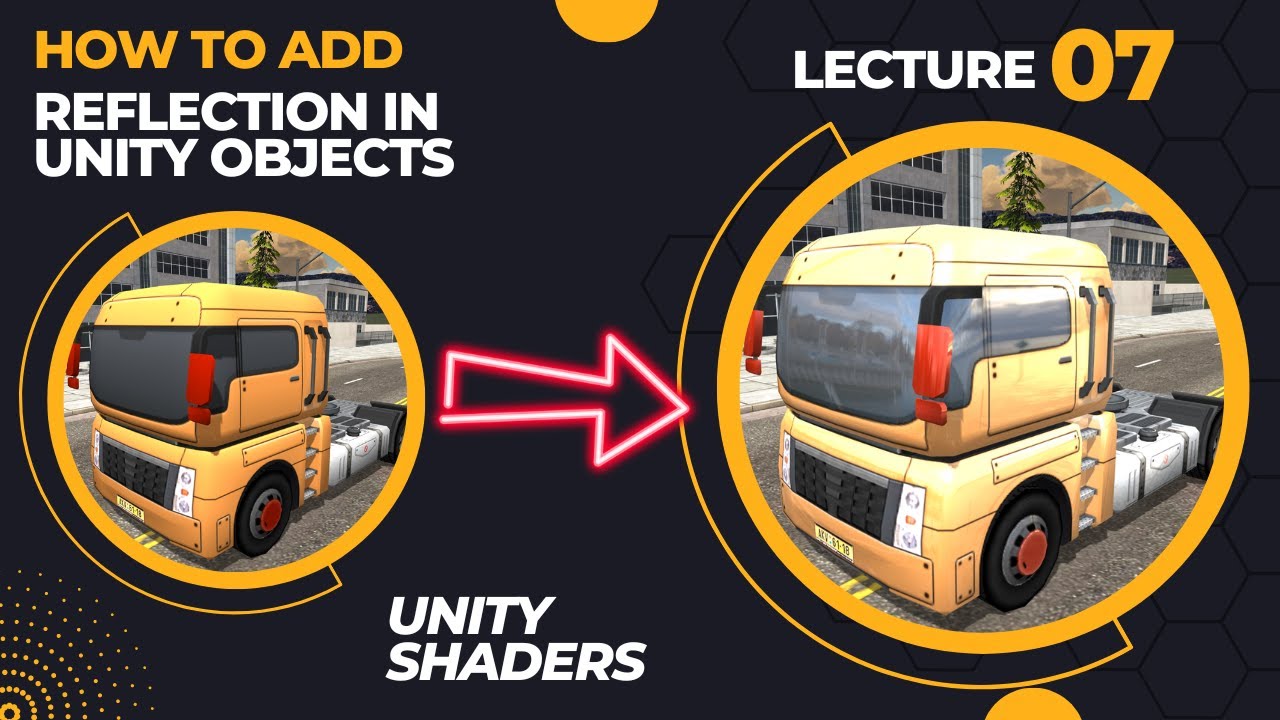 Unity Tutorial - How to add Reflection & shining in unity objects | Increase quality of Textures.