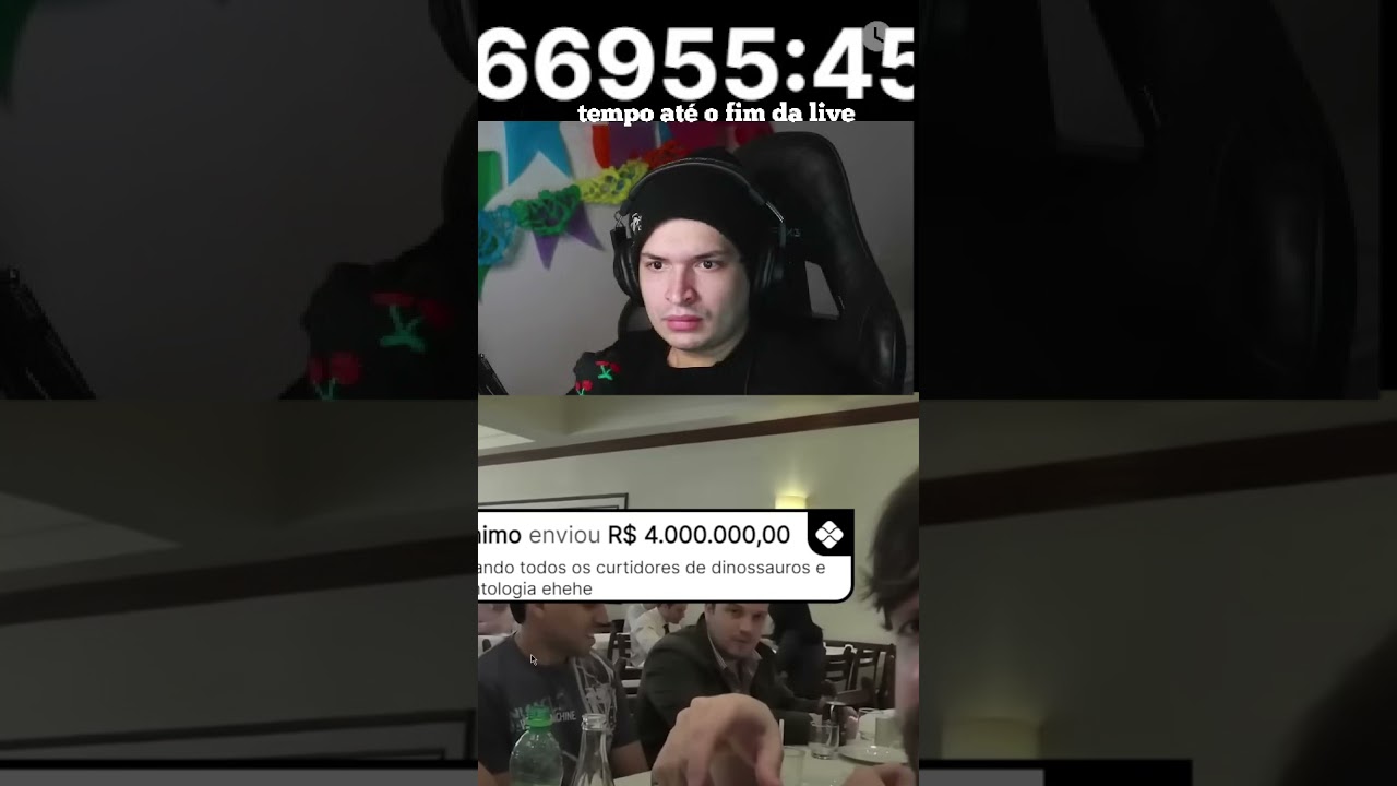 DONATE DE R$4 MILHÕES EM LIVE!