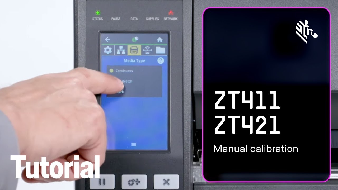 How to Manually Calibrate the ZT411 and ZT421 Printers | Zebra