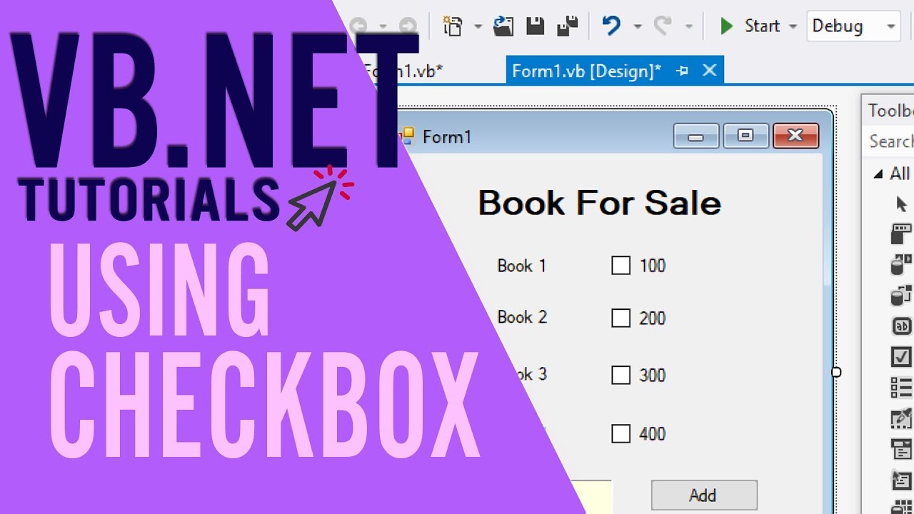VB.NET TUTORIALS: Using Checkbox