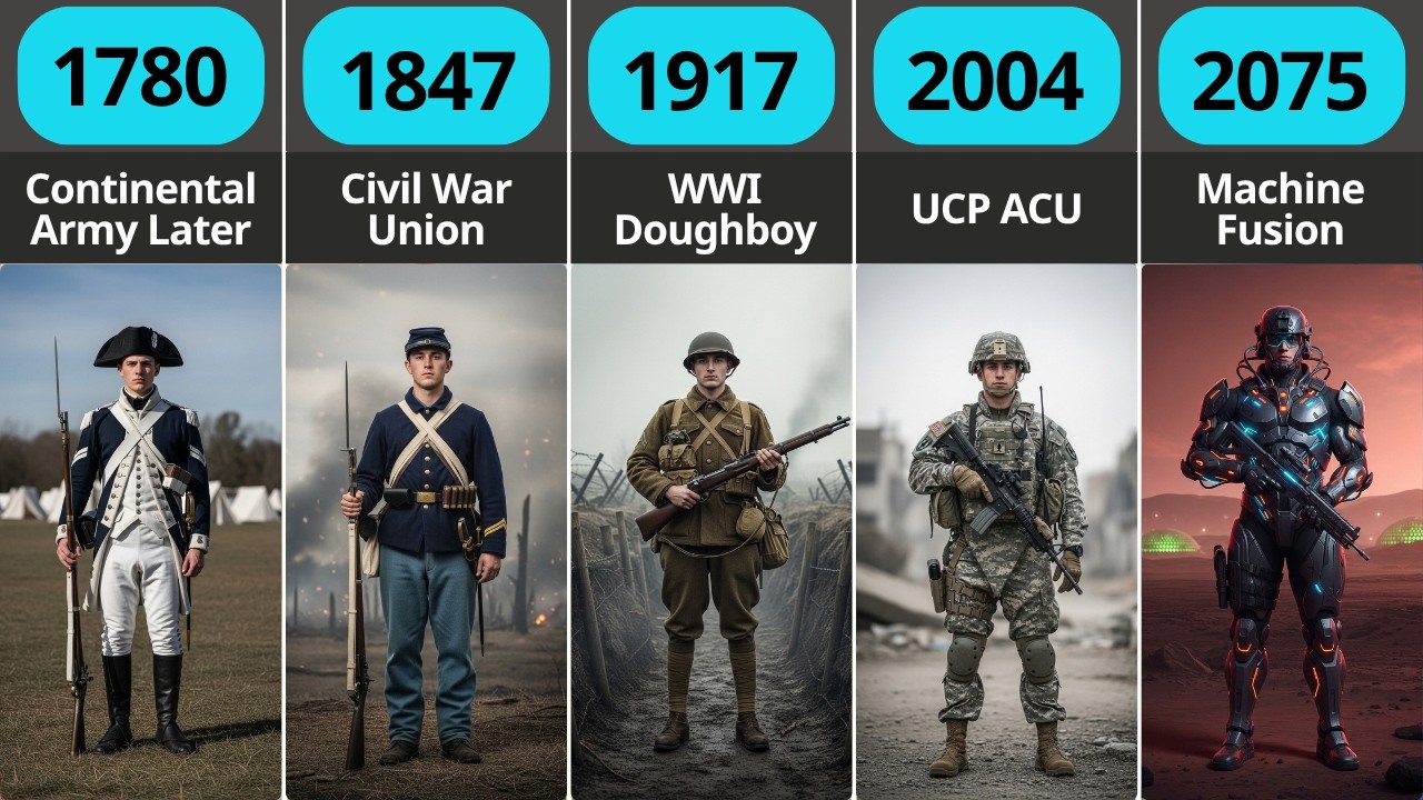 Evolution of U.S  Army Uniforms 1775–Present