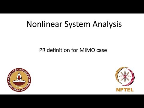 PR definition for MIMO case