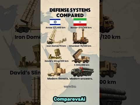 Israel vs Iran: Air Defense Systems Compared | Arrow 3 vs Bavar-373