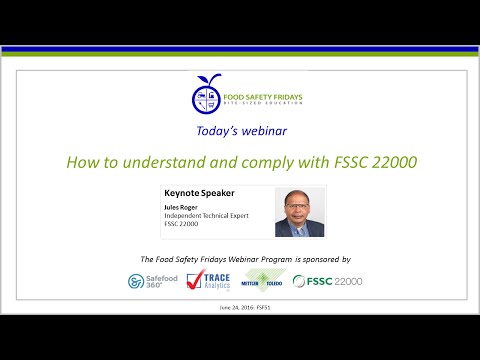 How to understand and comply with FSSC 22000