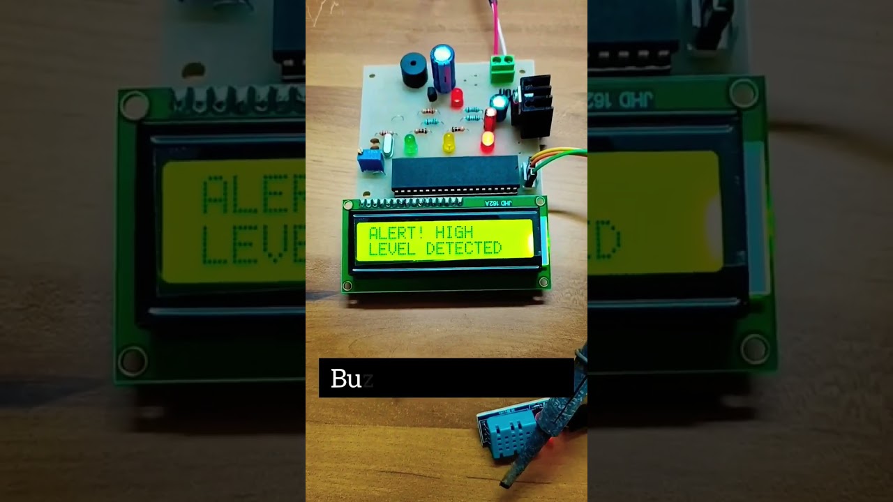 Temperature overheat detector using Microcontroller | Mini project