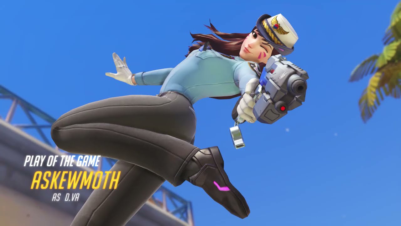 D.Va Ultimate Quadruple Kill - Overwatch