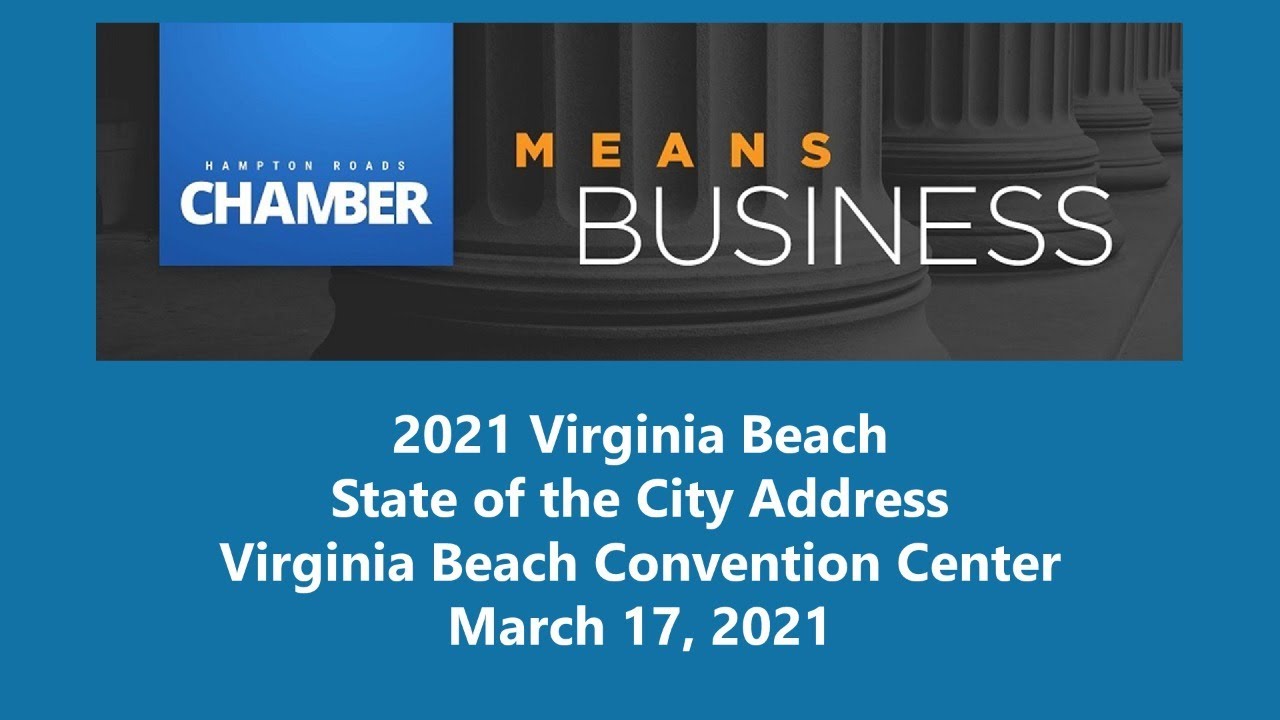 Hampton Roads Chamber Virginia Beach State of the City Address