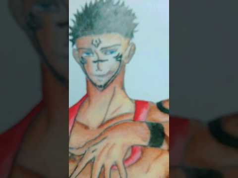 Let's draw sukuna drawings for beginners #sukuna drawing