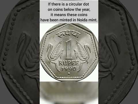 Do you know what does the symbol below the year in a coin mean?