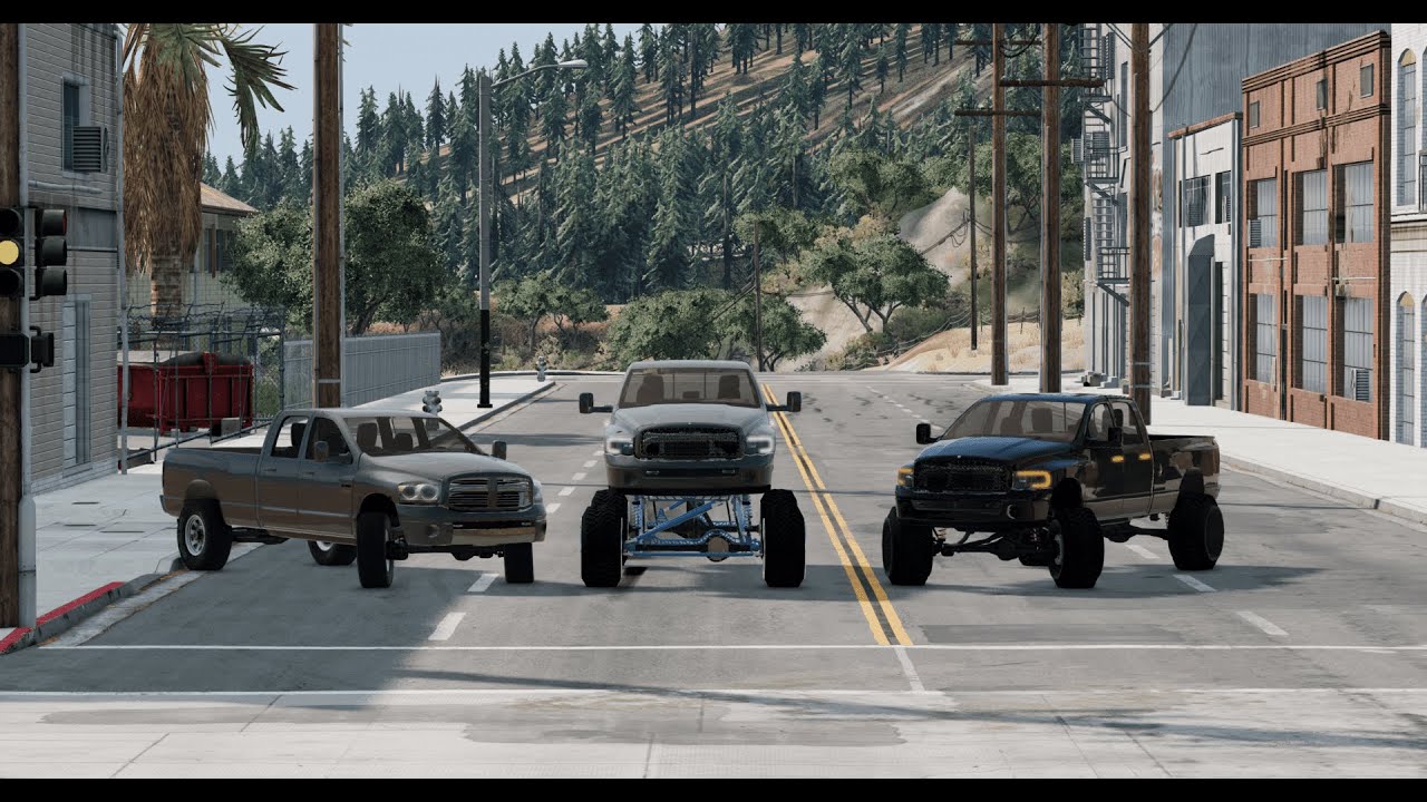 reviewing a 3rd gen dodge mod beamng drive
