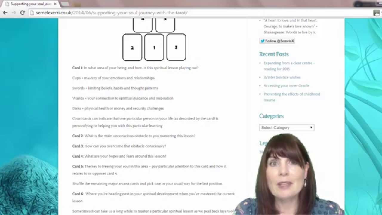 A Spiritual Development Tarot Spread