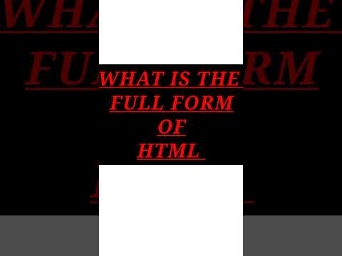 WHAT IS THE FULL FORM OF HTML.//WHAT IS HTML??||MINDLY CODE CODES ARE HERE