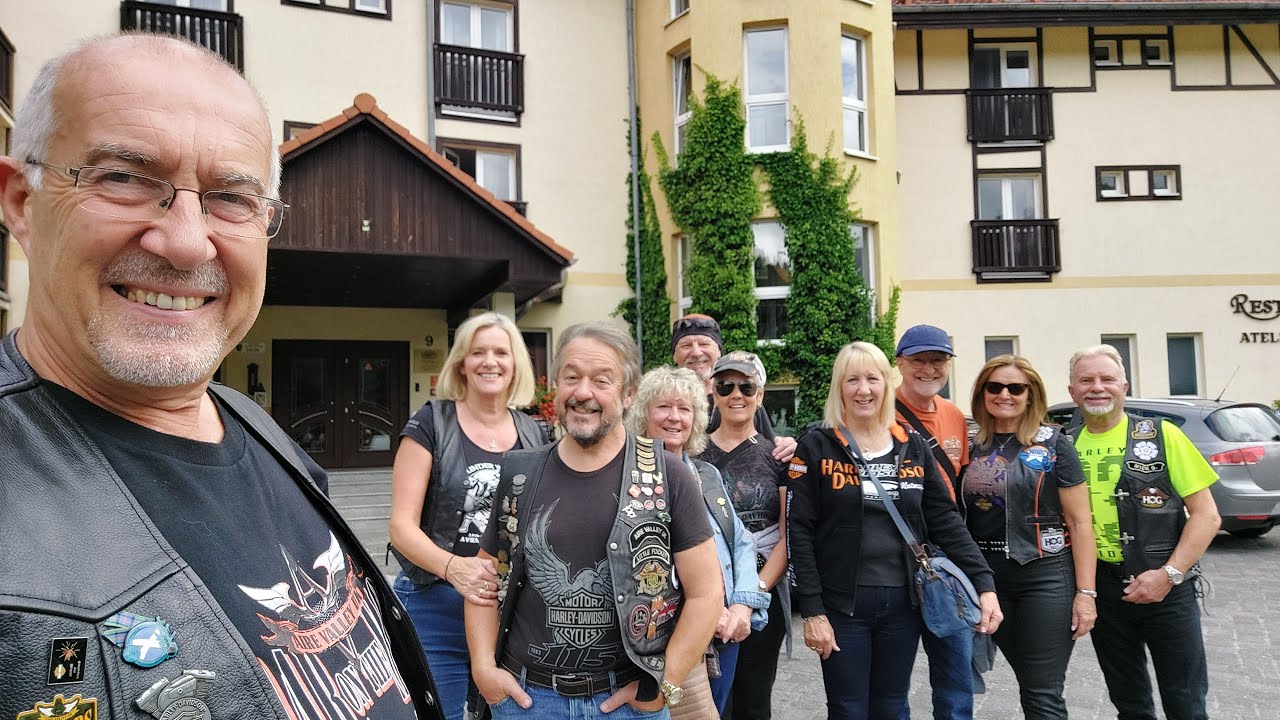 Aire valley HOGS visit Polish Bike week in July to August in Karpacz 2023. It was rained off