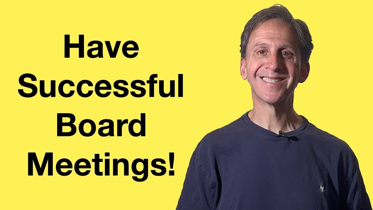 What Should Be In A Startup Board Meeting Package